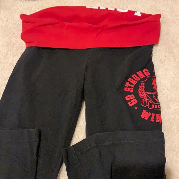 PINK Victoria's Secret | Pants & Jumpsuits | Pink Ohio State Yoga Pants ...